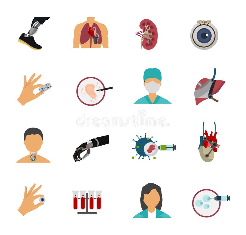 Colored Bioengineering Icon Set Stock Vector - Illustration of idea ...