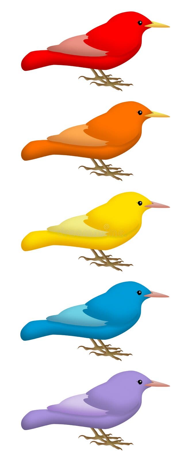 Colored Birds Stock Illustrations – 16,976 Colored Birds Stock ...