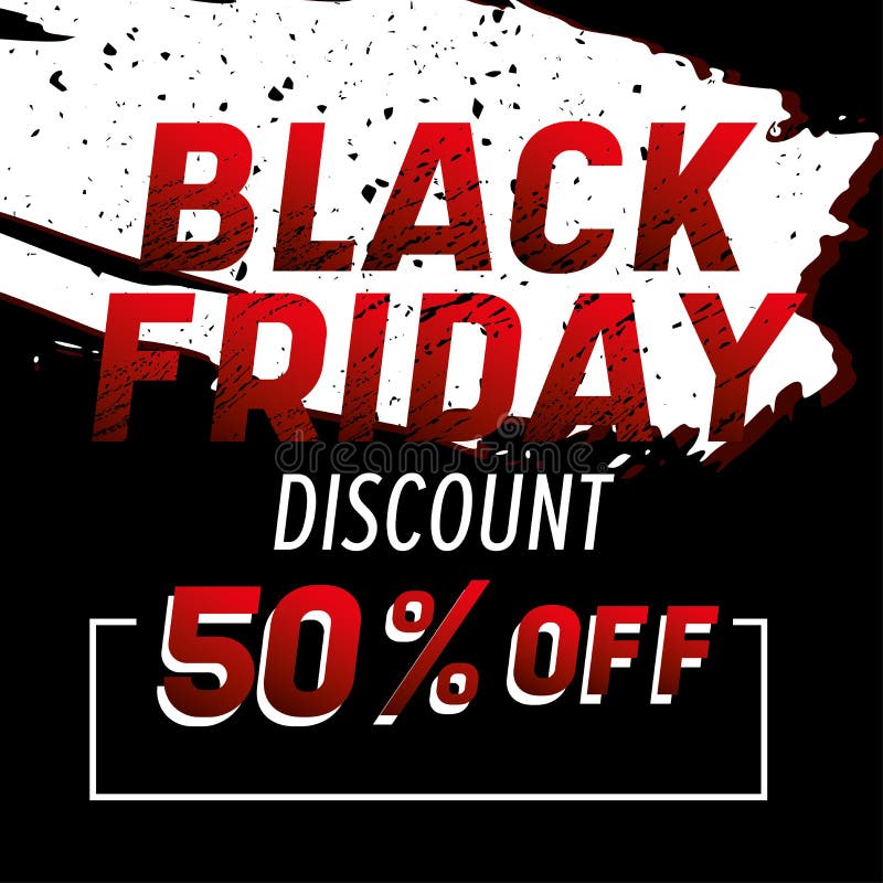 Colored Black Friday Big Sale Poster Vector Stock Vector - Illustration ...