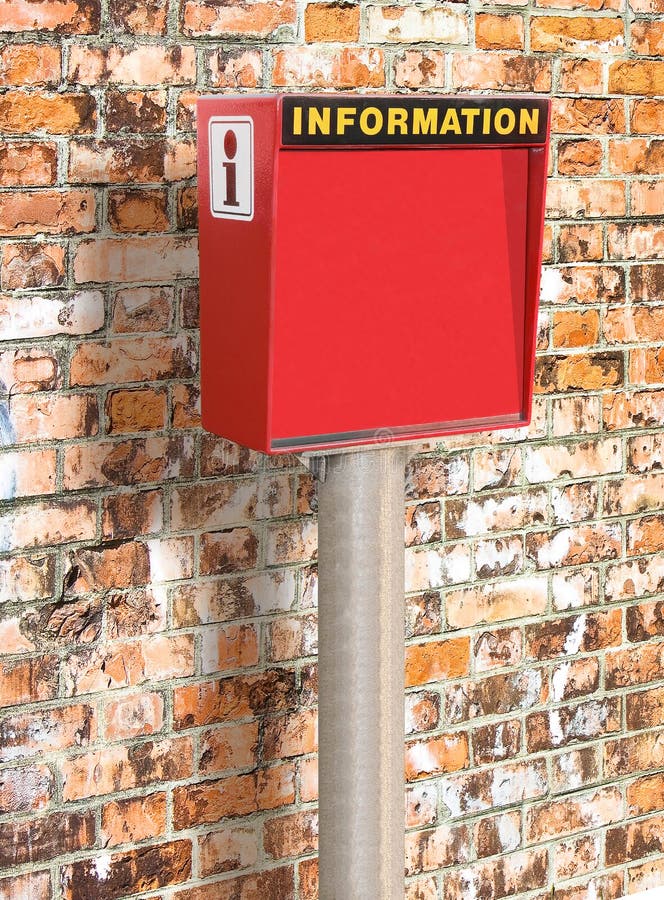 Colored Blank Information Point with Space for Text Insertion Stock ...