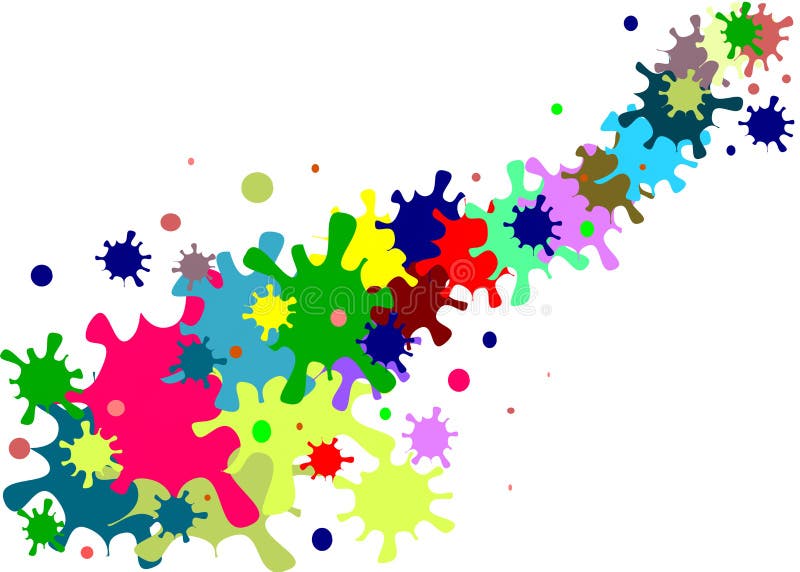Colored Blobs Stock Illustration Illustration Of Grunge 25878049
