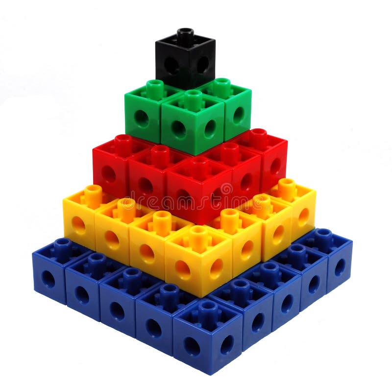 Colored Block Tower stock photo. Image of cube, colored - 3934962
