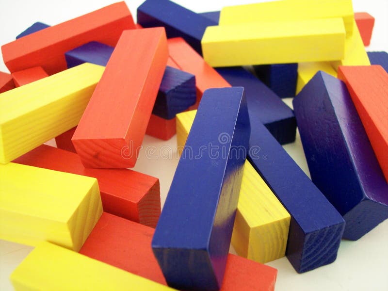 Colored Blocks 2 stock photo. Image of color, build, jumble - 648160