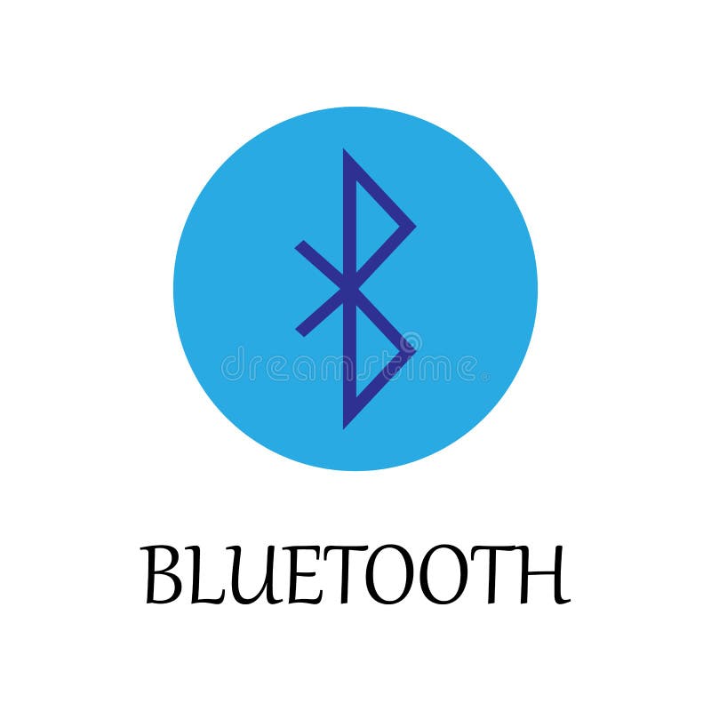 Colored Bluetooth Sign Icon. Element of Web Icon for Mobile Concept and ...
