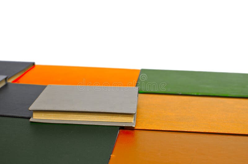 Colored Book Cover and Notebook. Stock Image - Image of market, reading ...