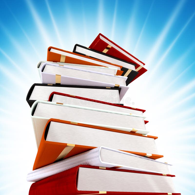 Colored Books On Background Picture. Image: 4054278