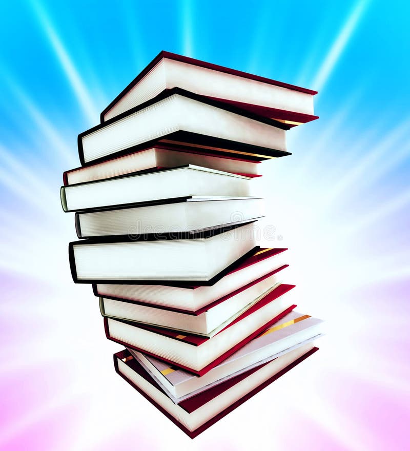 Colored Books On Background Picture. Image: 4054289