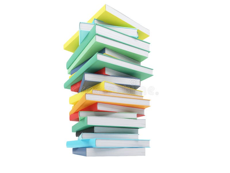 Books stock vector. Illustration of color, paper, pages - 4477403