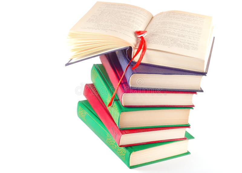 Colored books stock image. Image of reading, scientific - 42499883