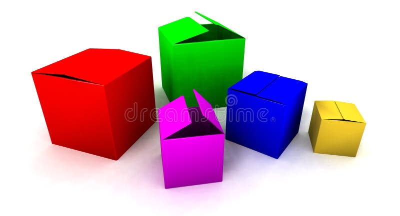 Colored Boxes Background Stock Illustrations – 11,611 Colored Boxes ...