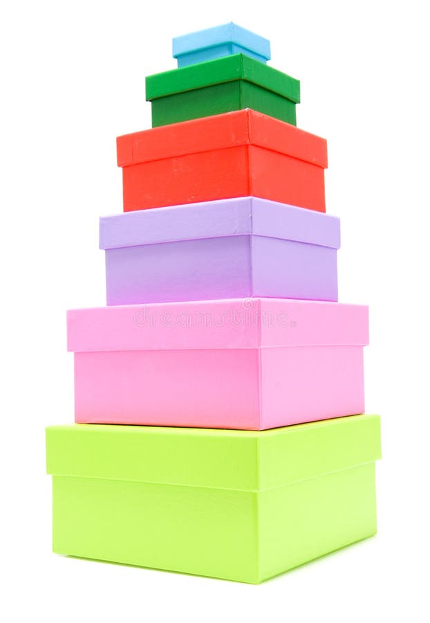 Colored boxes stock image. Image of colorful, presents - 9359815