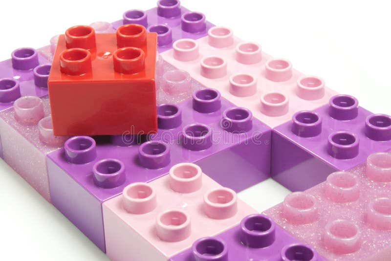 Colored bricks stock image. Image of connection, construction - 29227815