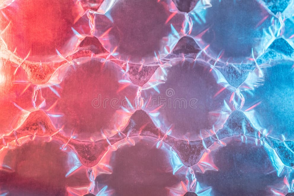Colored Bubble Wrap for Packaging Stock Image - Image of elastic ...