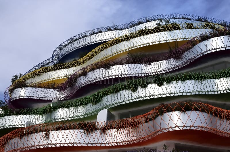 Colored building stock photo. Image of architecture, design - 24896858