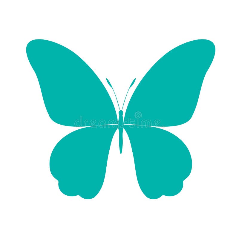 Colored Butterfly , Vector Illustration, Icon.Template for Printing ...