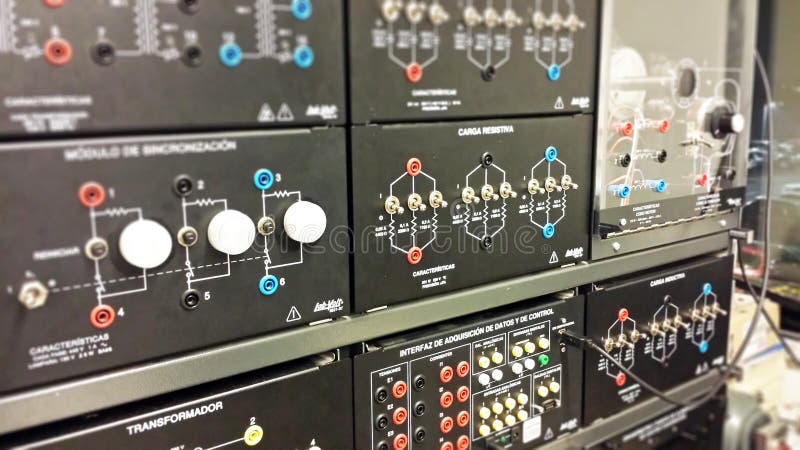 Buttons for Electrical Control Panels Stock Photo - Image of board ...