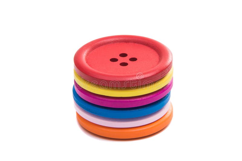 Colored buttons isolated stock photo. Image of circle - 106943278