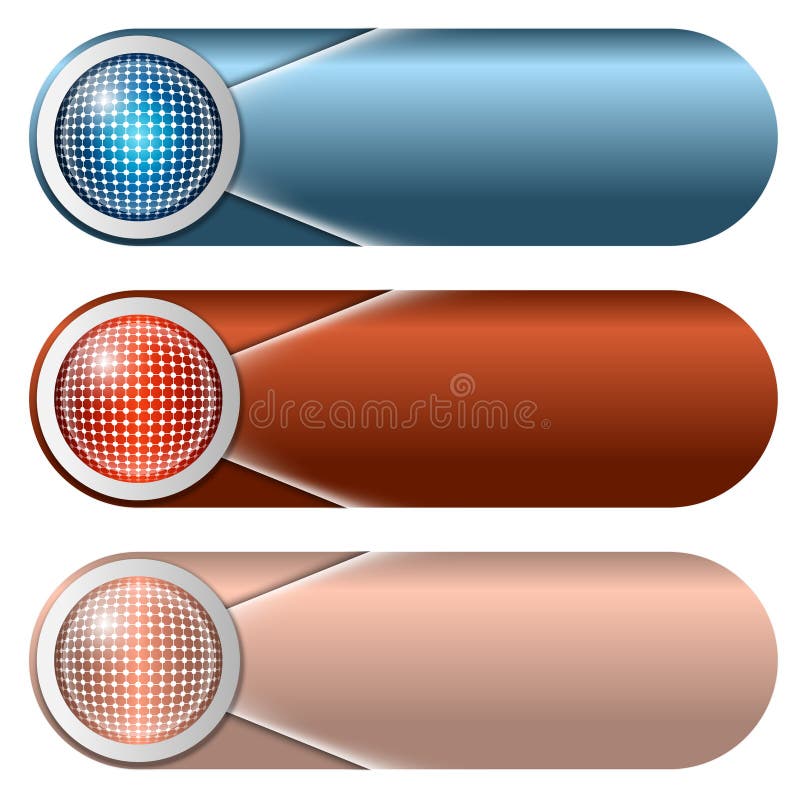 Colored buttons stock vector. Illustration of symbol - 34856724