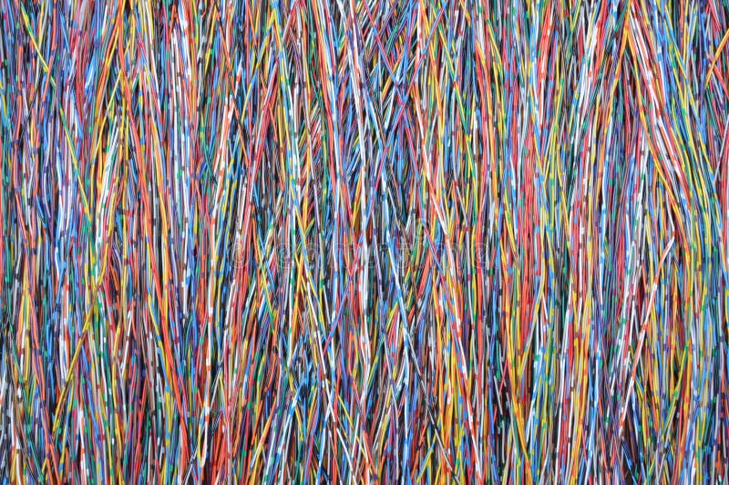 Colored Cables in the Global Networks Stock Photo - Image of internet ...