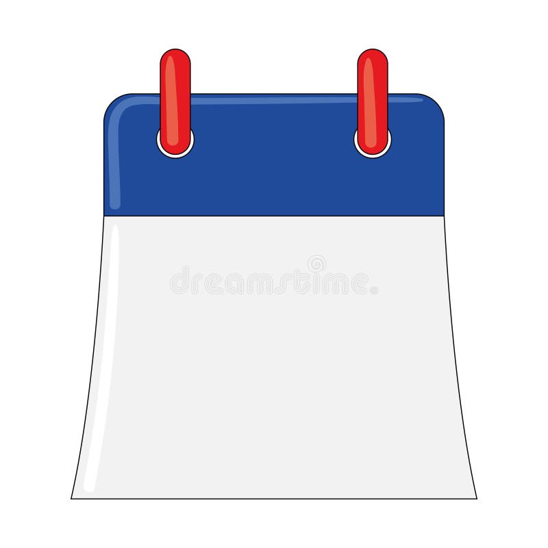 Colored Calendar Icon Vector Stock Vector - Illustration of vector ...