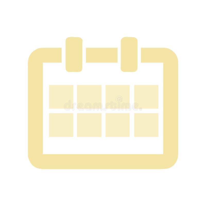 Colored Calendar Symbol stock vector. Illustration of date - 308676690