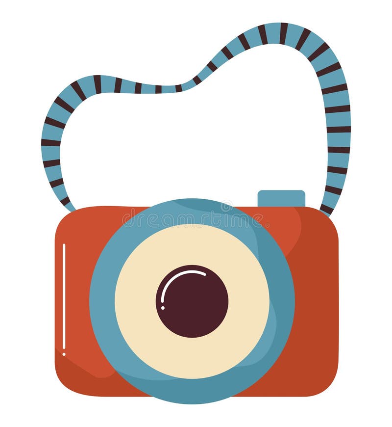 Colored camera design stock vector. Illustration of design - 253113380