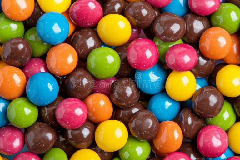 Colored Candies. Background with Colored Candies in Glaze Stock ...