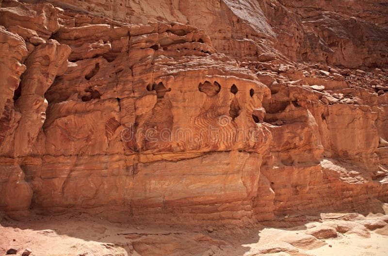 Colored Canyon. stock image. Image of mountain, canyon - 15154369