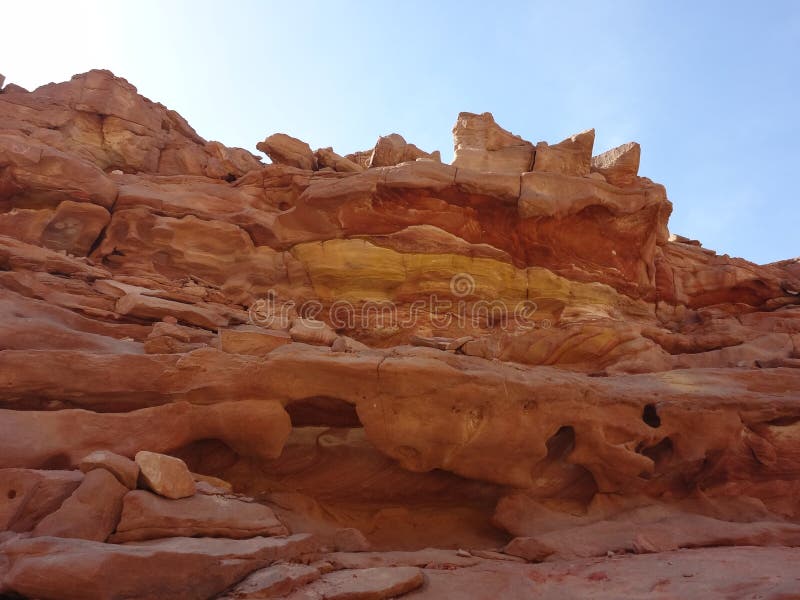 Colored Canyon stock photo. Image of sand, stones, sandstone - 36840684