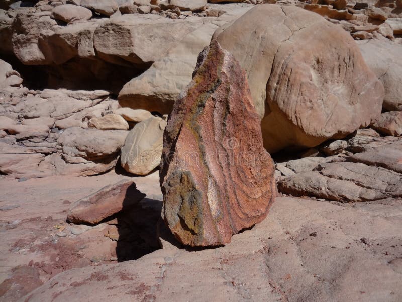 Colored Canyon in Egypt stock image. Image of nature - 44521681