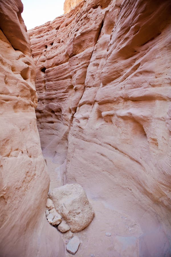 Colored Canyon in Egypt stock photo. Image of crook, desert - 68528520