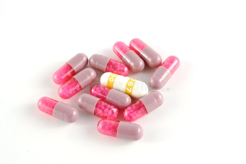 Colored capsules stock image. Image of eating, medical - 13132321