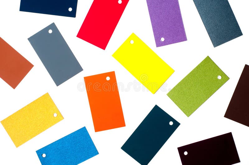 Colored Cardboard Palette, Color Guide, Paper Samples, Color Catalog ...