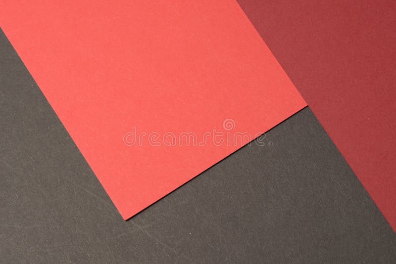 Colored Cardboard Paper in Red Dark Red Stock Photo - Image of black ...