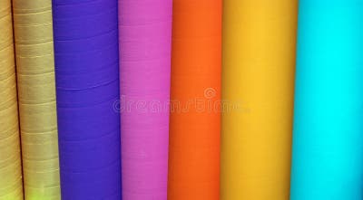Colored cardboard tubes stock image. Image of close, colored - 8742107