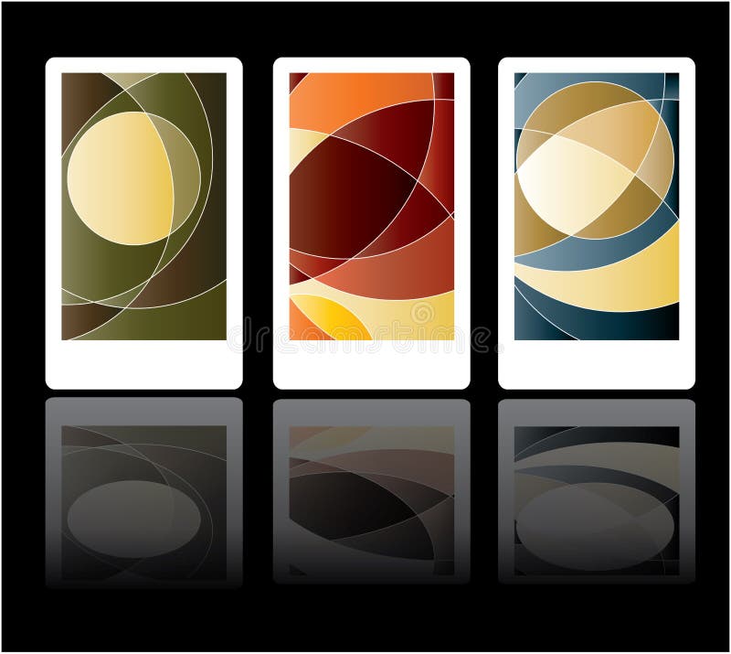 Colored cards stock vector. Illustration of color, background - 8974998