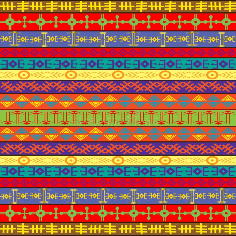 Ndebele African Border Pattern Art Stock Vector - Illustration of ...