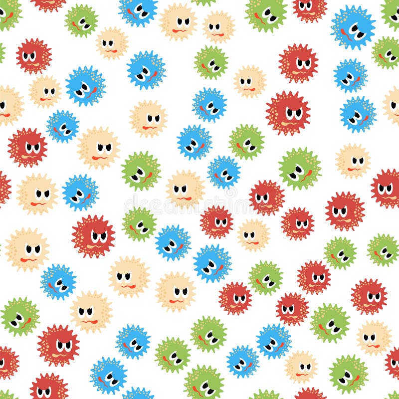 Fluffy Germs stock illustration. Illustration of spores - 19796766