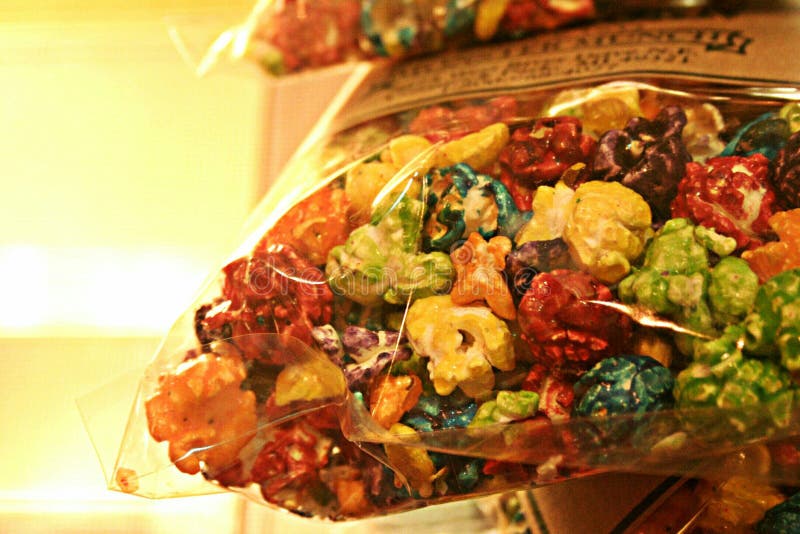 Colored-cattle corn stock image. Image of popcorn, corn - 46345045