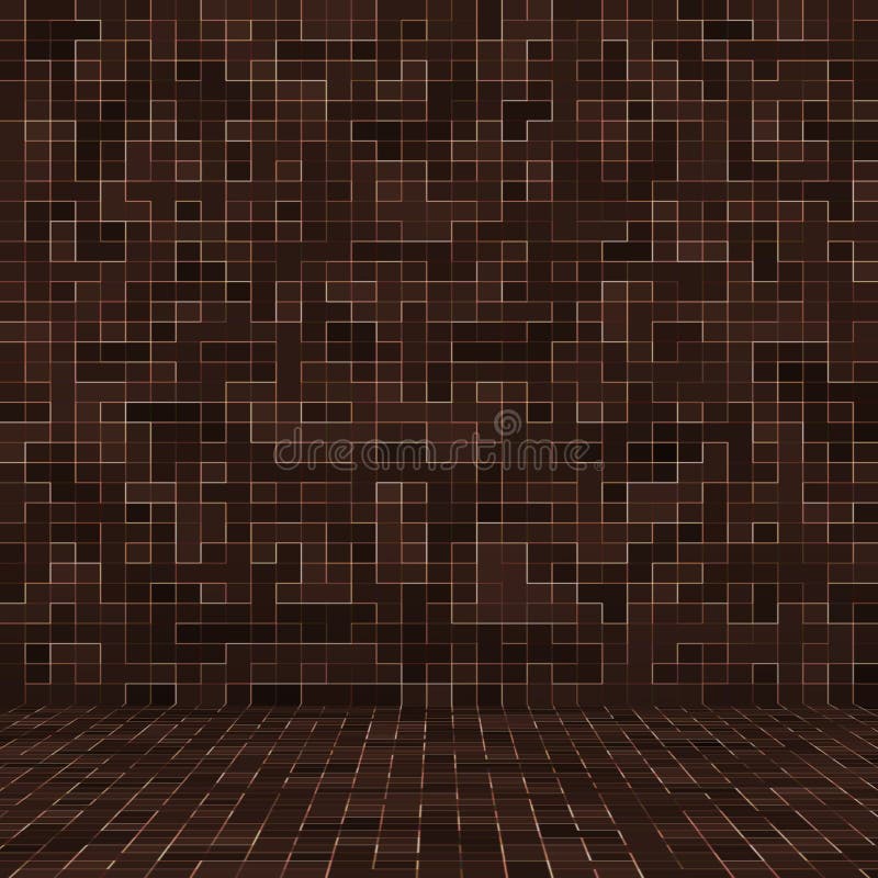 Colored Ceramic Stones. Abstract Smooth Brown Mosiac Texture Abstract ...