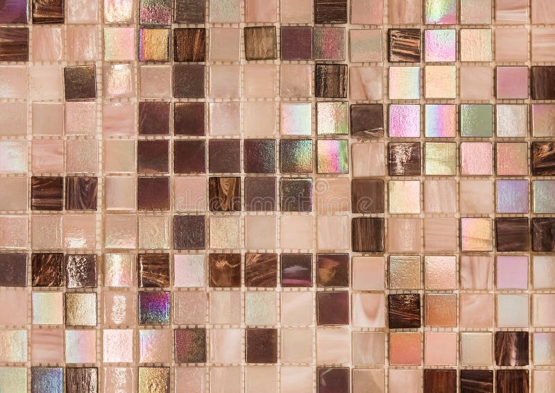 Colored Ceramic Tiles with Abstract Pattern, Square Texture, Mosaic ...