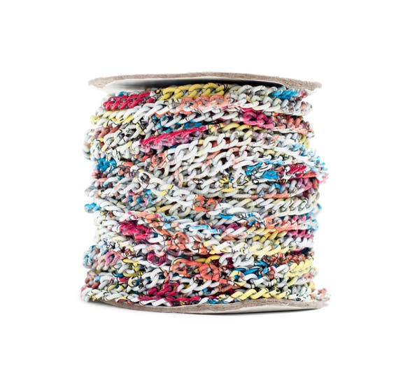 Colored chain reel stock photo. Image of chain, lines - 53731376