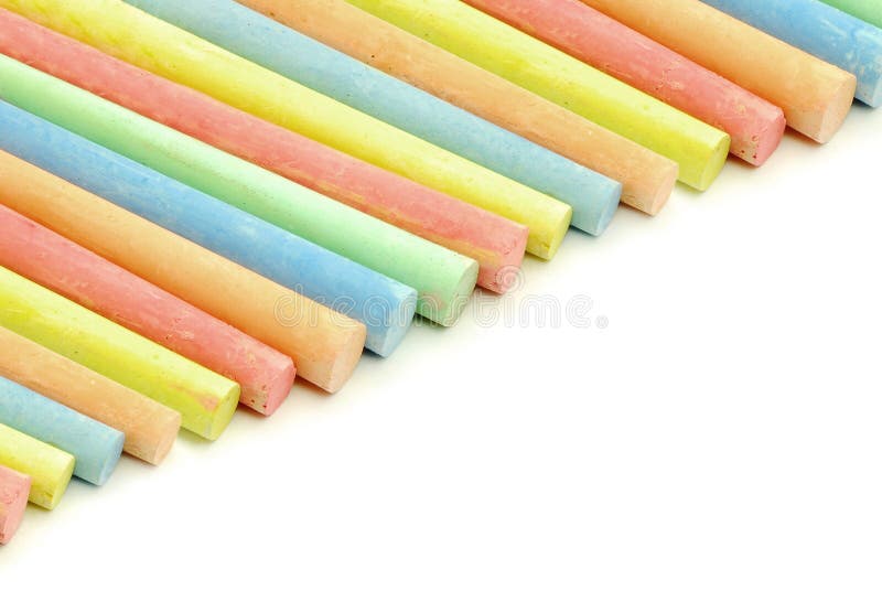 Colored chalk stock photo. Image of colorful, yellow - 16779278