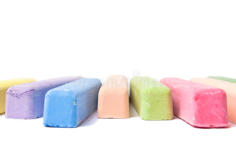 Colored Chalk stock image. Image of rainbow, color, perspective - 23933483