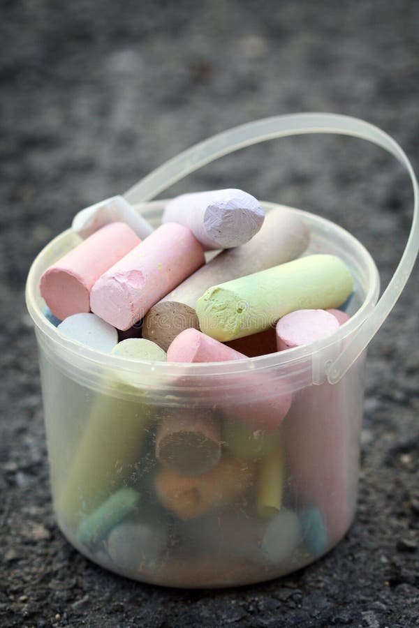 Colored chalk stock image. Image of crayons, blackboard - 33633039