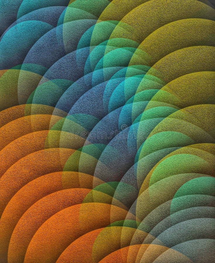 Colored chalk painting stock illustration. Illustration of yellow ...