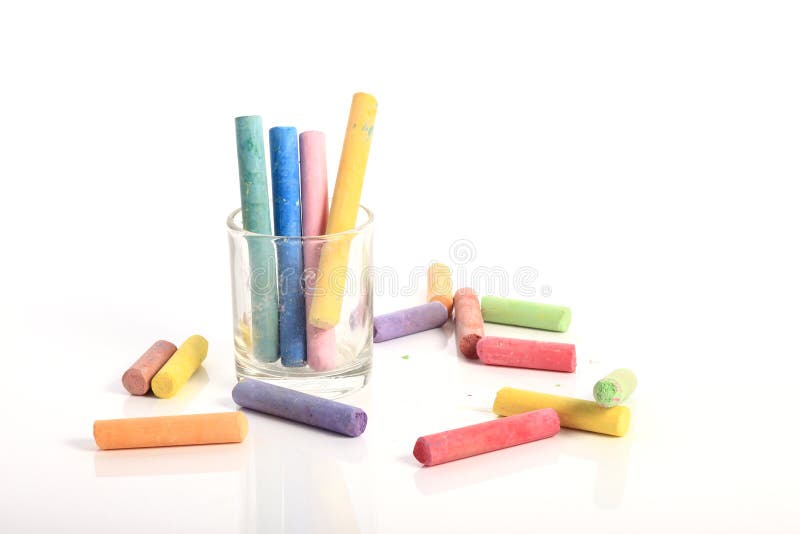 Colored chalk stock image. Image of color, creativity - 43854697