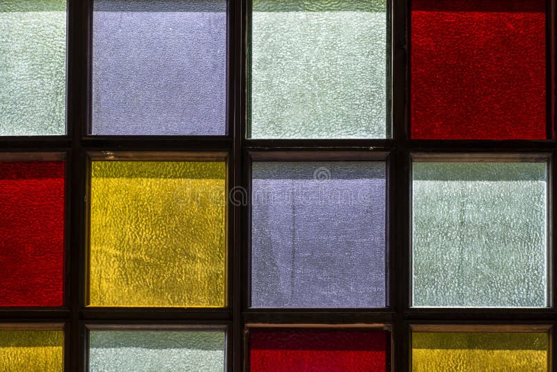 Colored Checkered Tile on the Street Stock Photo - Image of retro ...