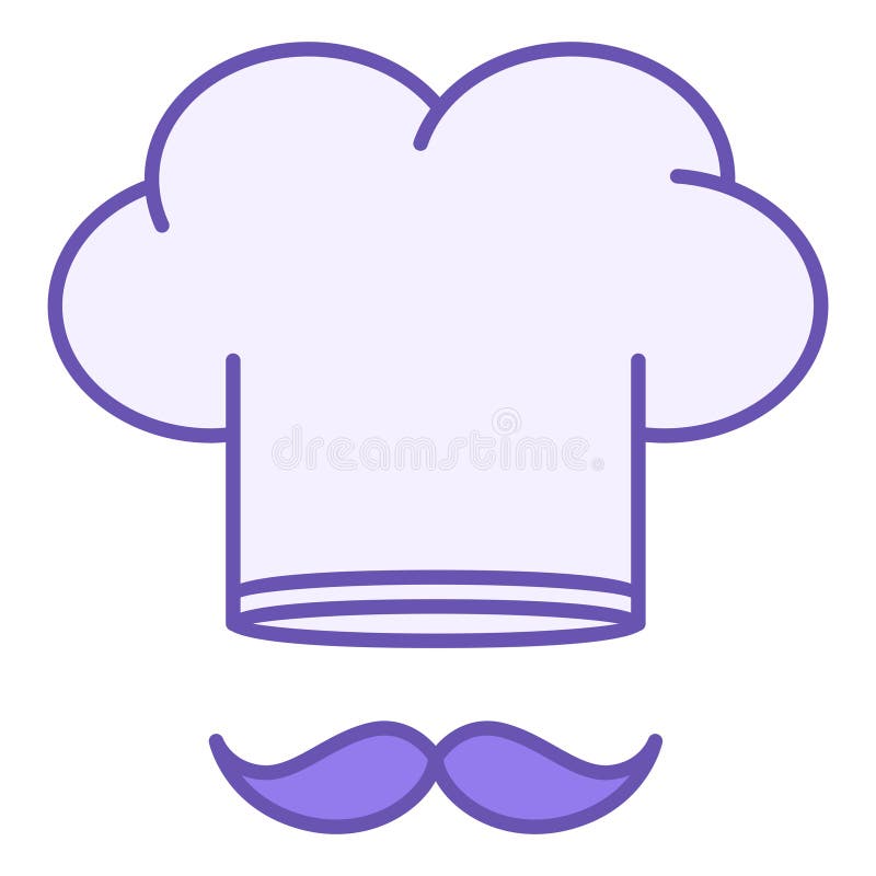 Colored Chef Icon. stock vector. Illustration of work - 359418055