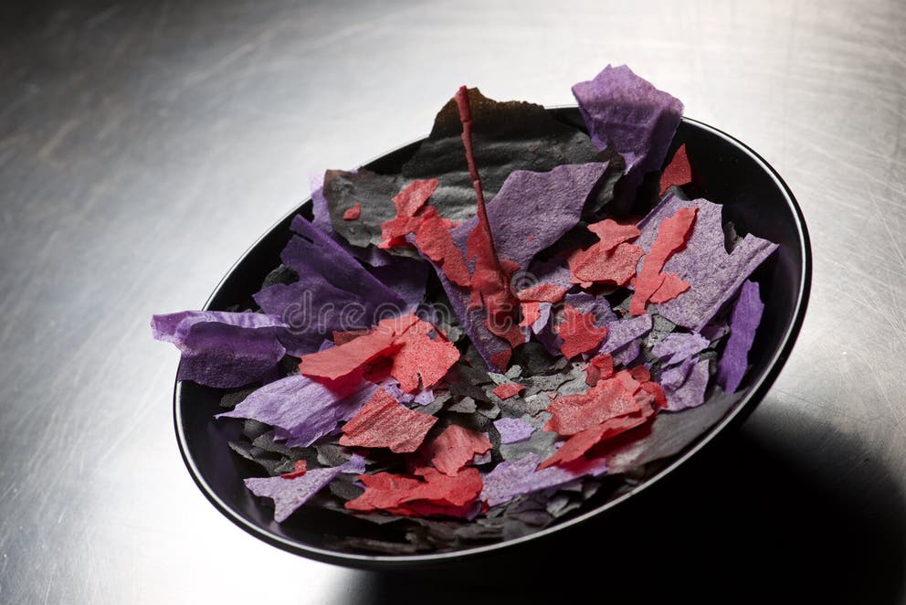 Colored chips view stock photo. Image of gastronomy - 150576110